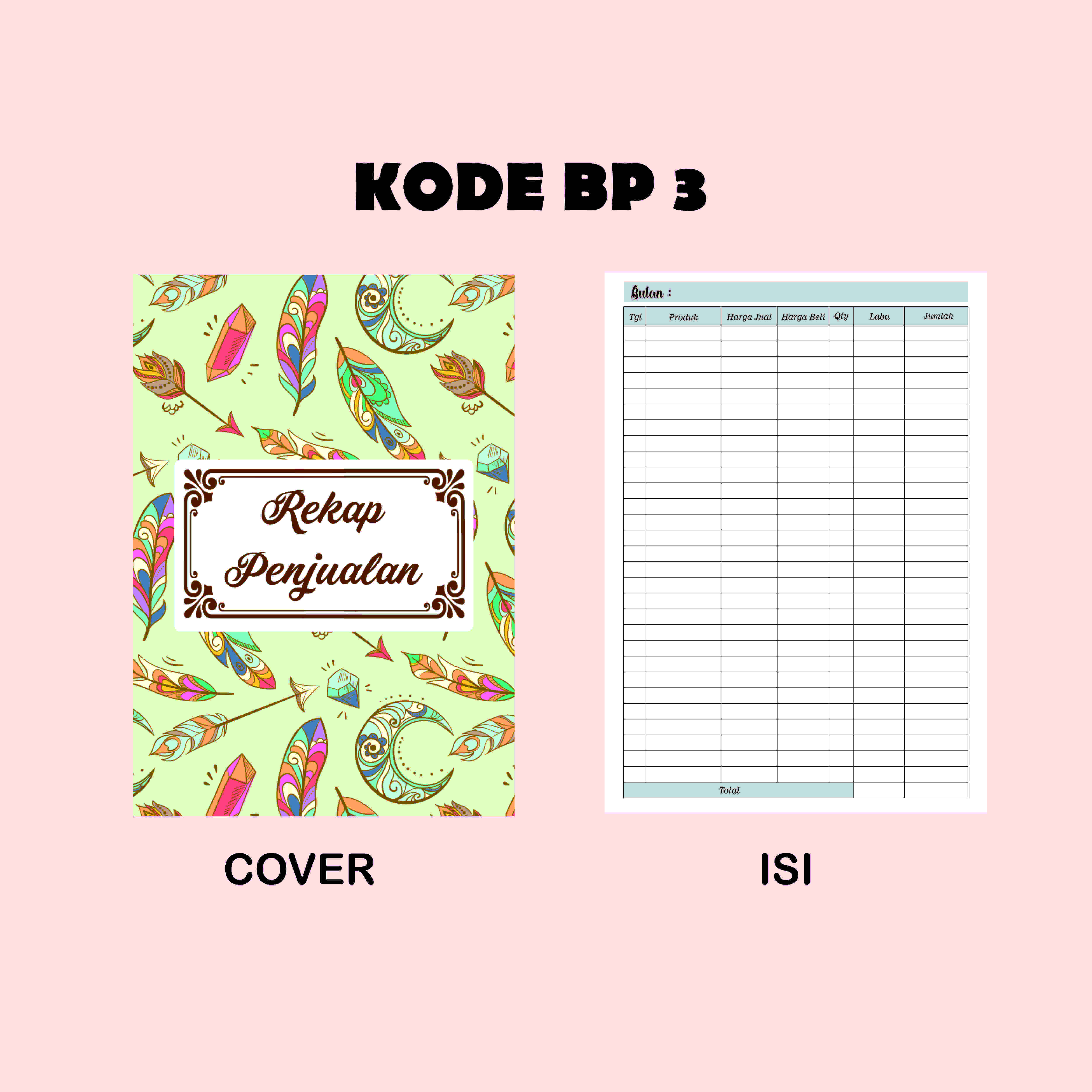 BUKU PENJUALAN OLSHOP MURAH / BUKU REKAP PENJUALAN OLSHOP MURAH / BUKU ...