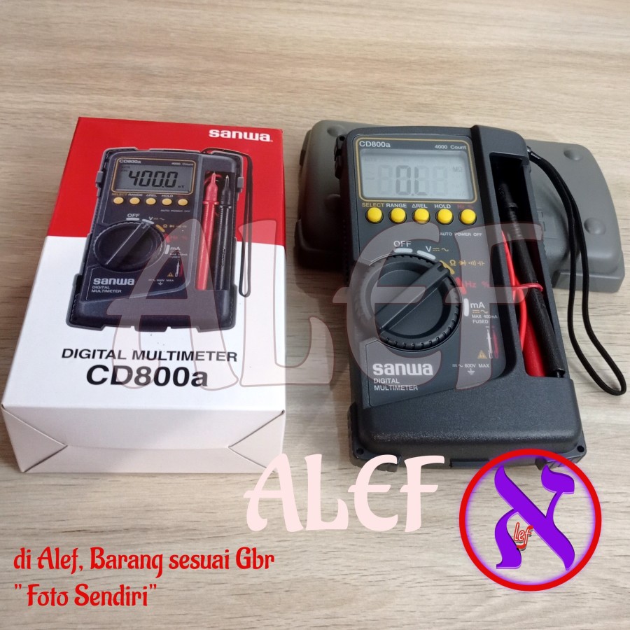 multitester avometer digital sanwa CD800a avo meter CD800 cd 800 ...