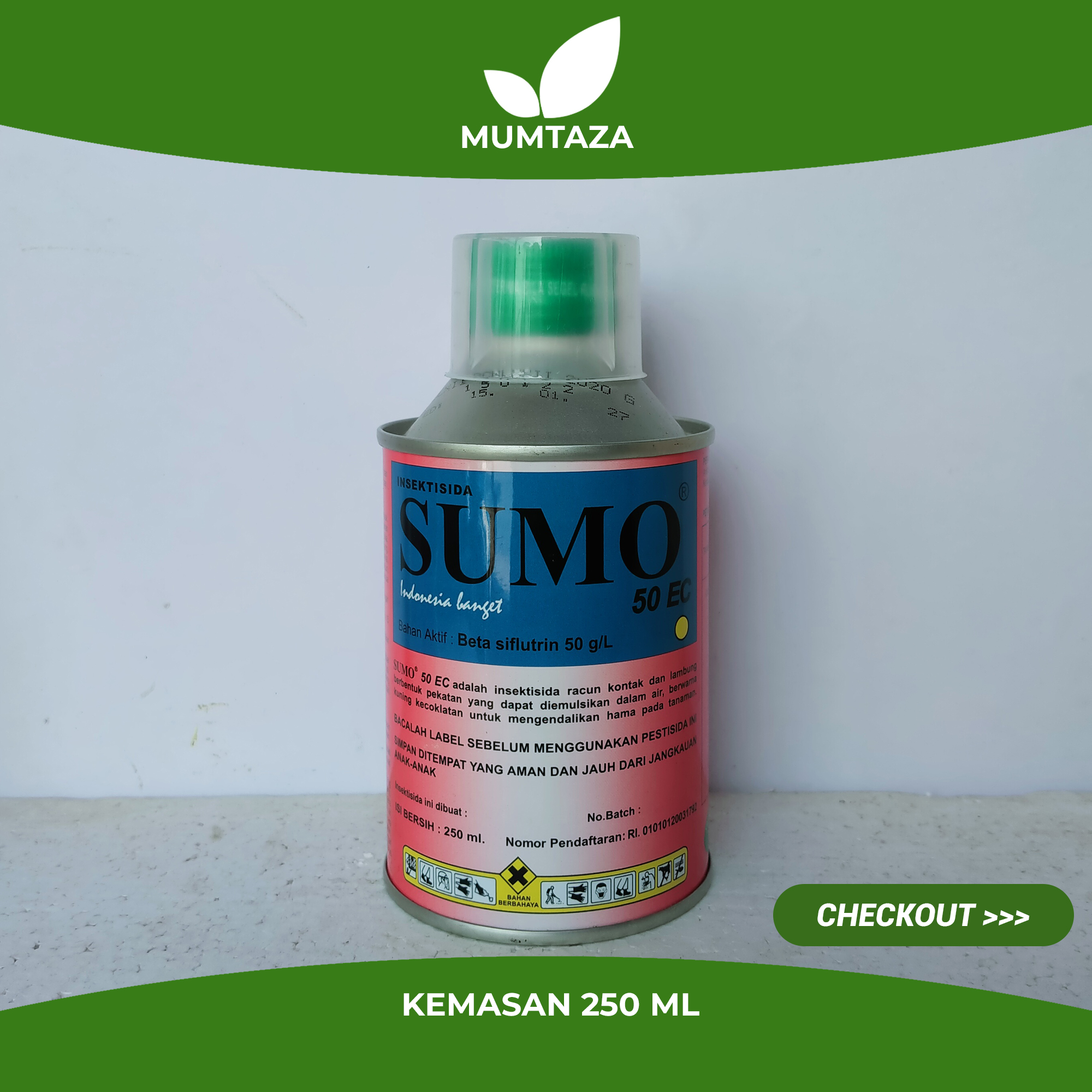 Insektisida SUMO 50 ec kemasan 80 ml dan 250 ml pembasmi ulat dan trips ...