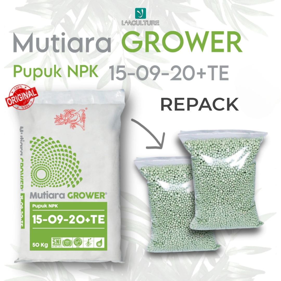 Pupuk Meroke NPK GROWER 15-09-20+TE Kemasan Repack | Lazada Indonesia