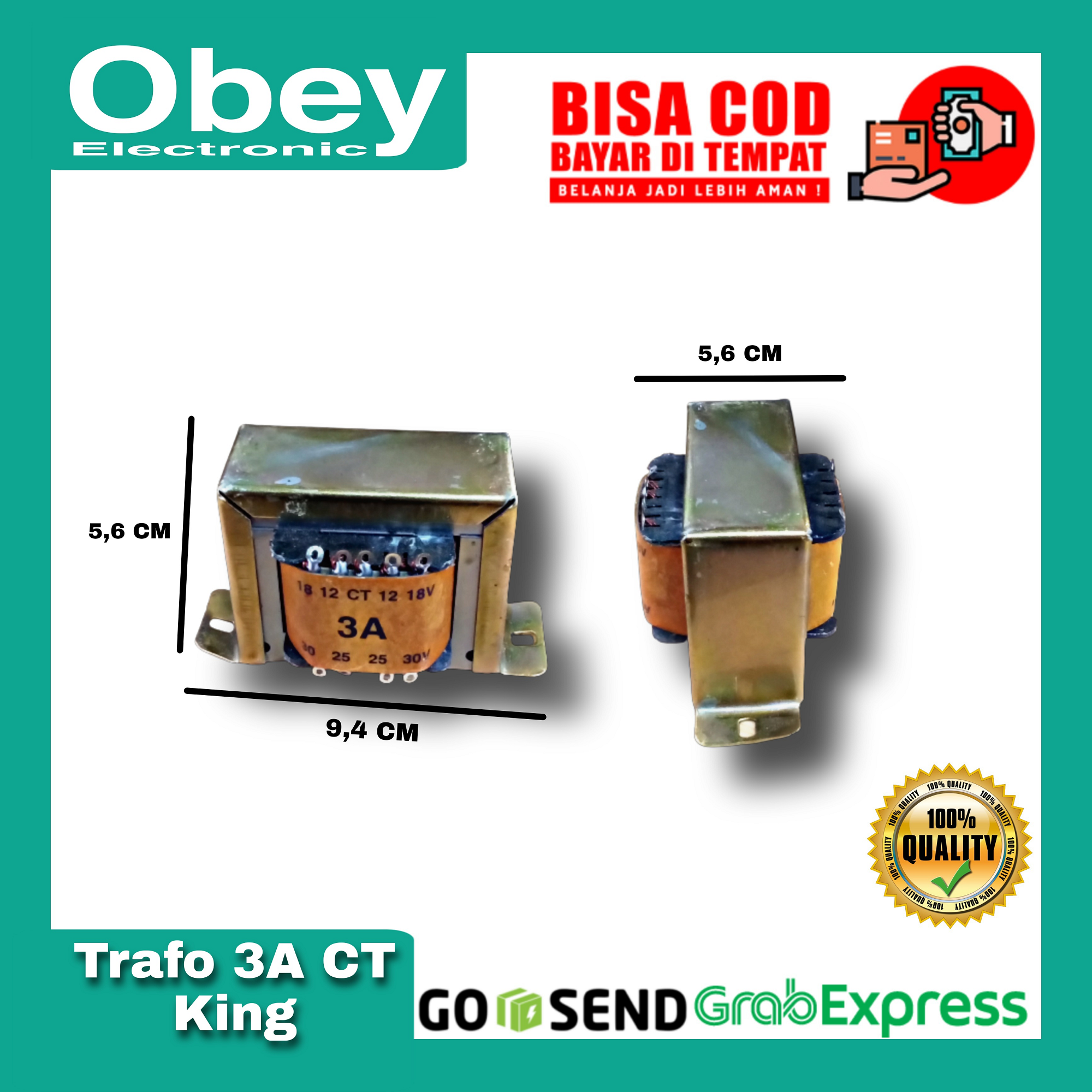 Trafo King 3A CT King 30V | Lazada Indonesia