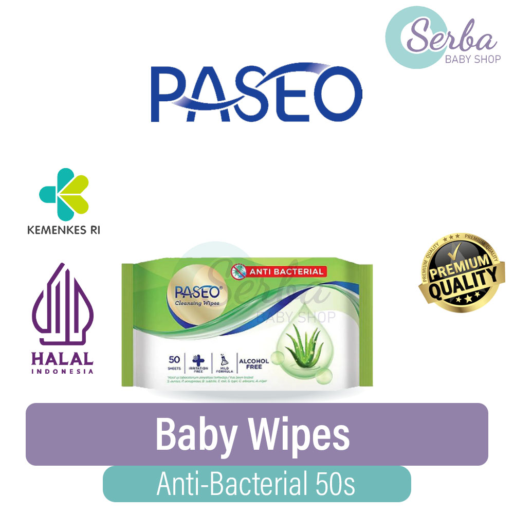 Paseo Baby Wipes Series B1G1 50s+50s / Tissue Basah Non Perfume 80s ...