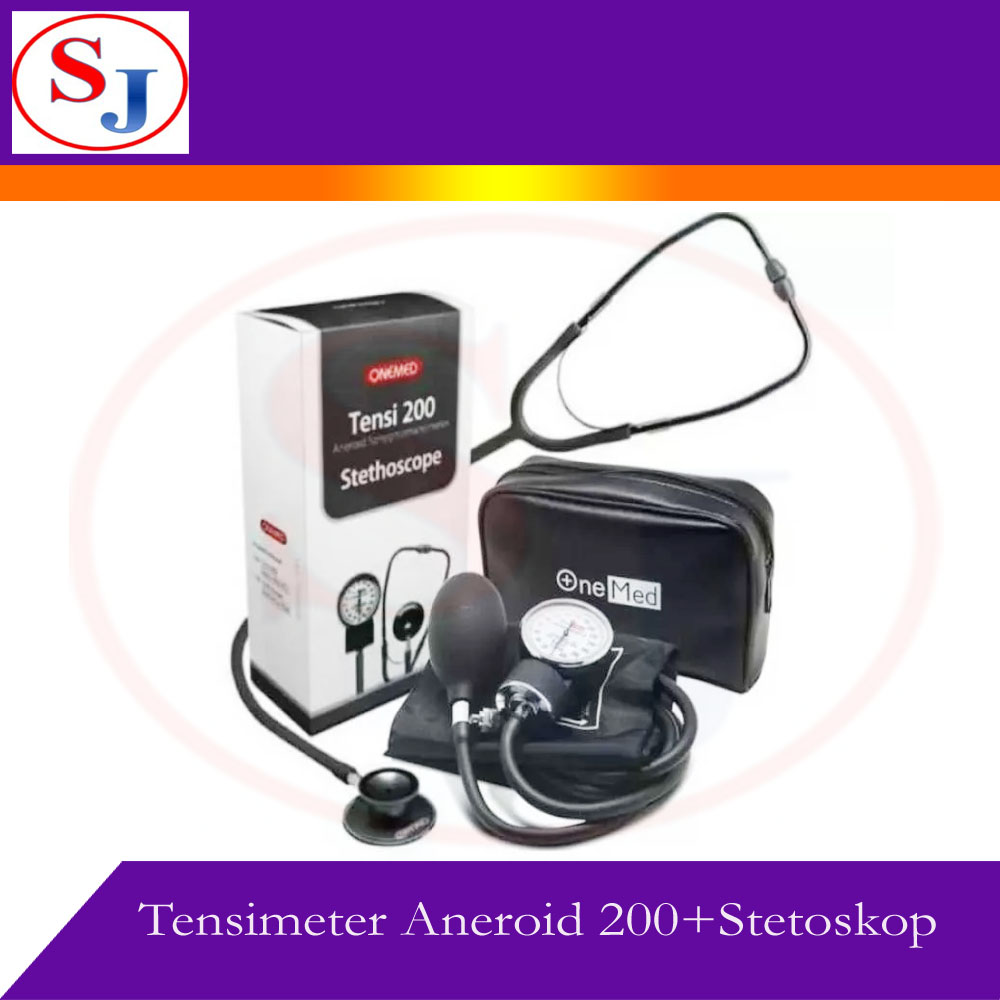 stethoscope tensi 200 + stetoskop OneMed | Lazada Indonesia