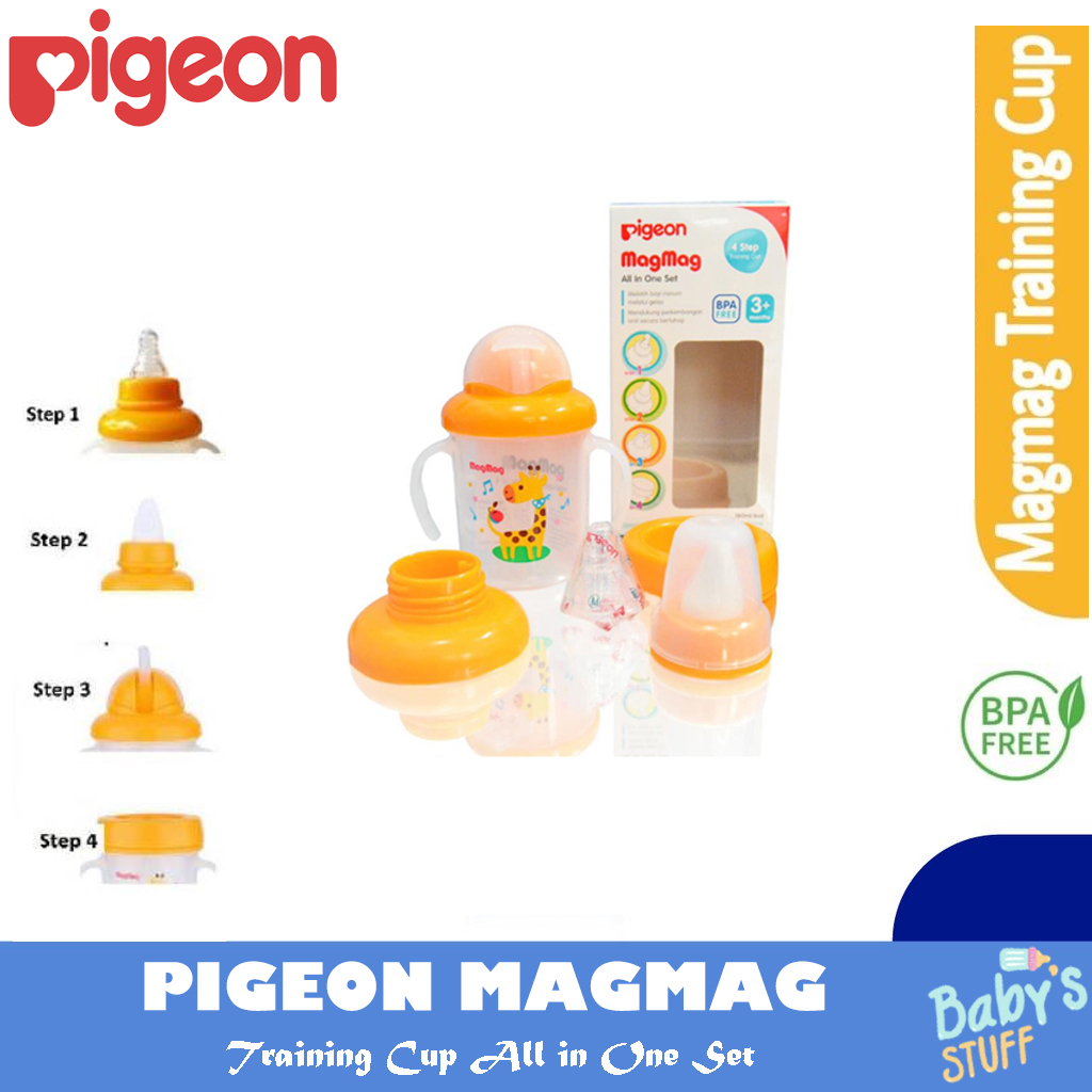 Pigeon MagMag Training Cup [All in One Set] | Lazada Indonesia