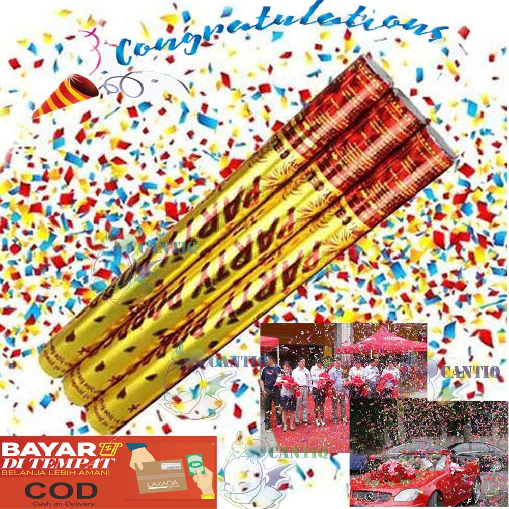 PARTY POPPER 30 Cm Confetty Konfeti / Confeti / Semburan Kertas Petasan ...