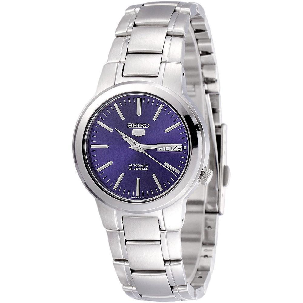 Seiko 5 SNKA05K1 Automatic Blue Dial Stainless Steel - Jam Tangan Pria ...