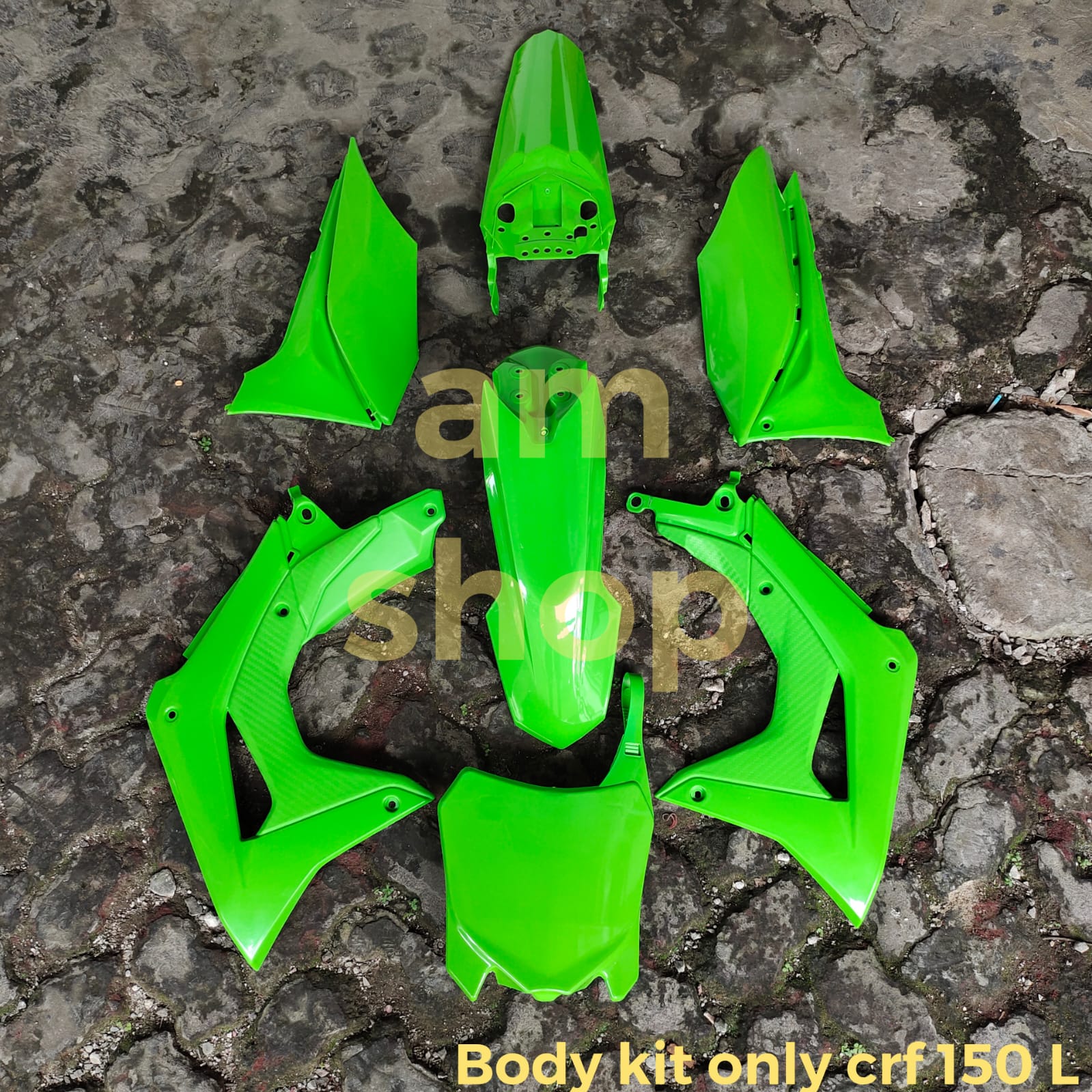 BODY KIT ONLY CRF 150 L TANPA JOK TANGKI TRAIL SUPERMOTO CRF150L ...