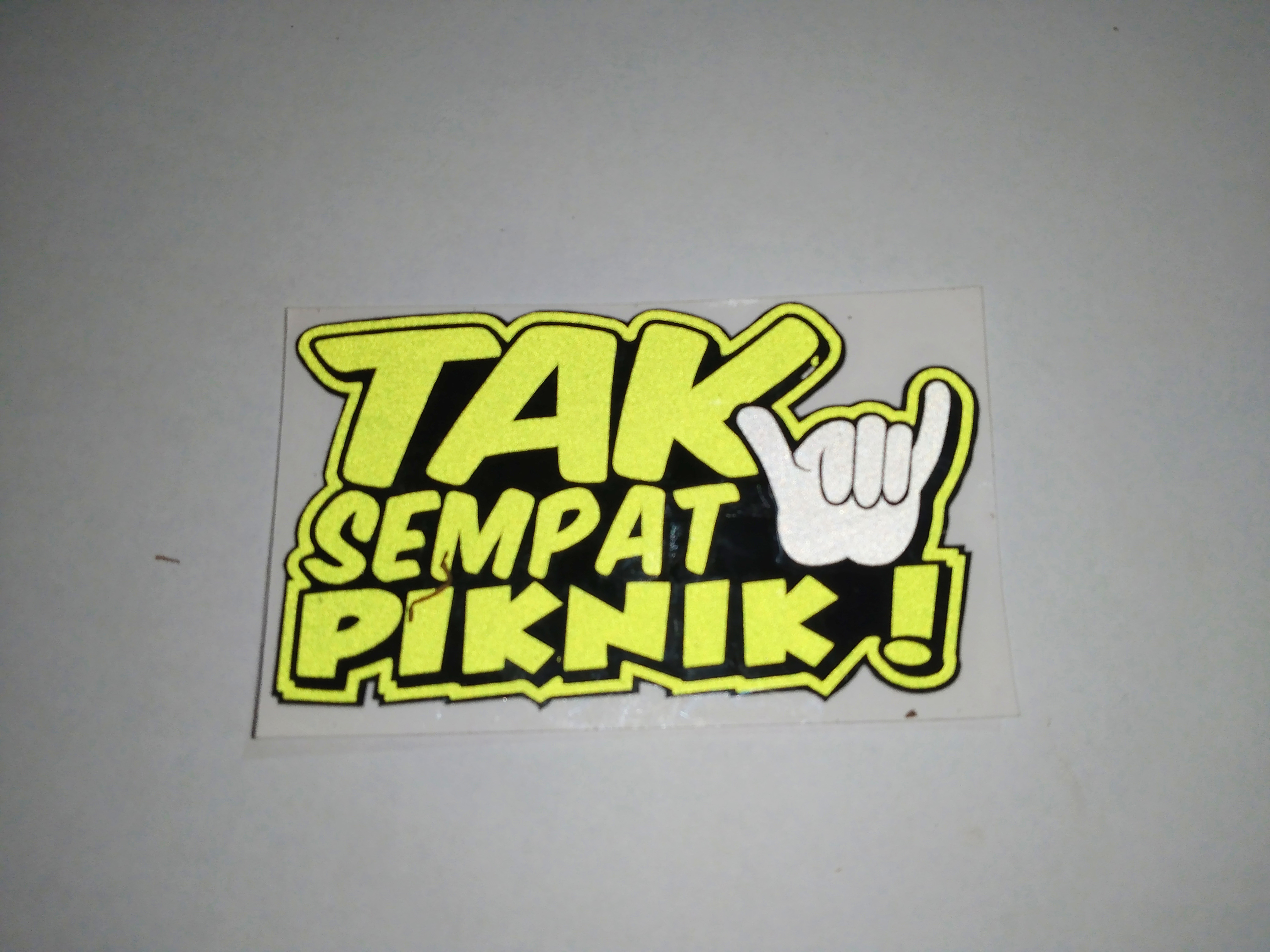 Stiker Cating Tak Sempat Piknik | Lazada Indonesia