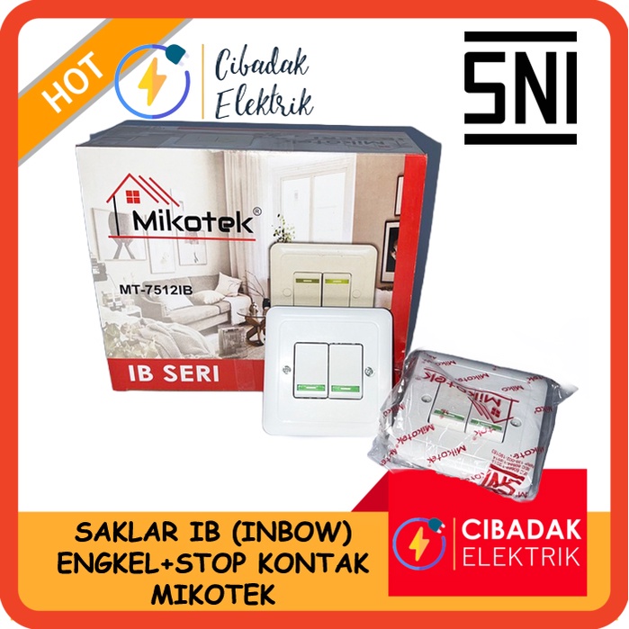 SAKLAR SERI IB / SAKLAR DOUBLE INBOW (TANAM) / MIKOTEK | Lazada Indonesia