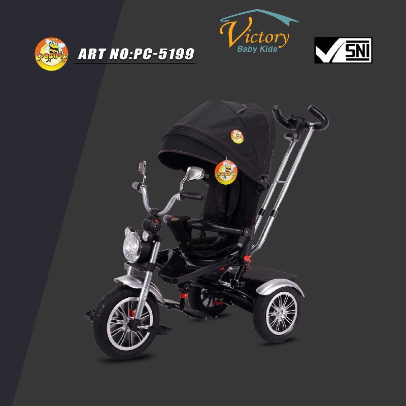 Pacific PC 5199 Tricycle - Sepeda Roda Tiga Anak Model Kanopi Musik ...