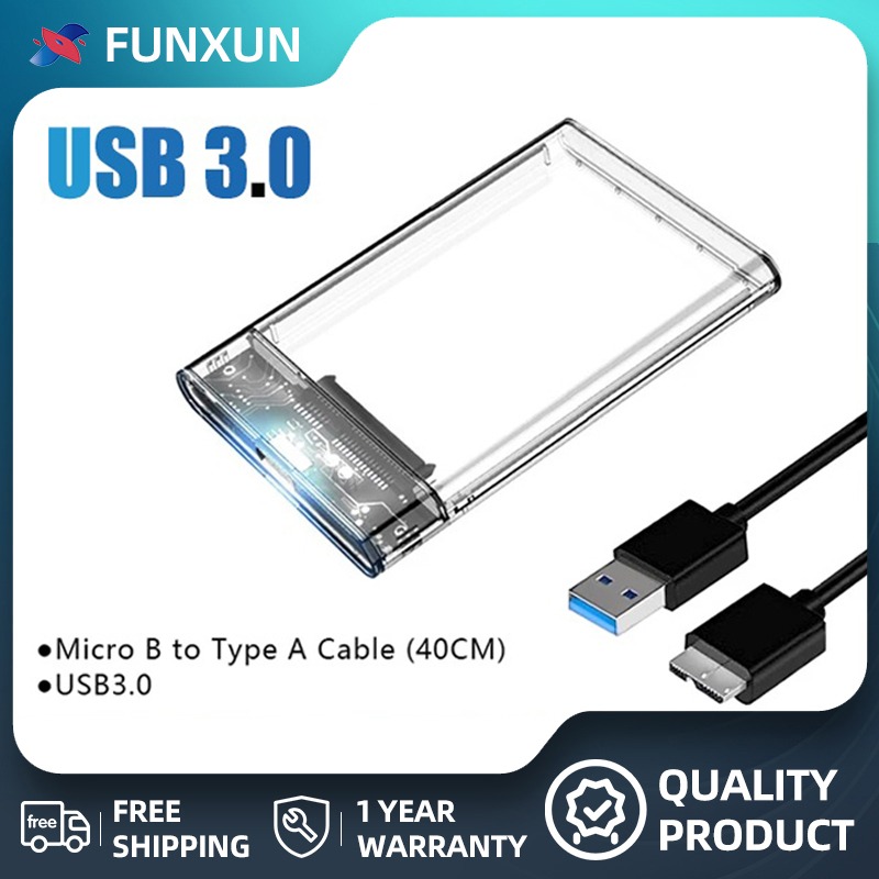 USB 3.0 Casing Hardisk Eksternal untuk HDD dan SSD 4TB Support USB 3.0 ...