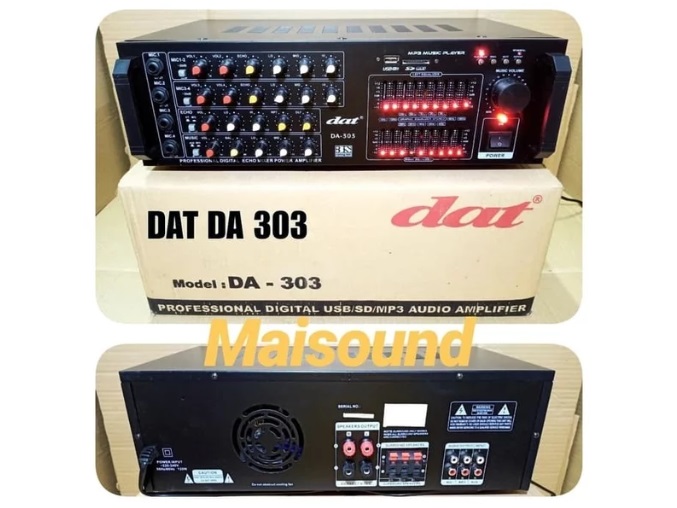 AMPLIFIER KARAOKE DAT DA 303 AMPLI DAT DA303 | Lazada Indonesia