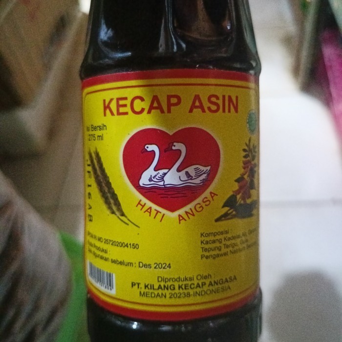 kecap asin angsa kemasan botol plastik 275ml byDZ - kecap angsa, Asin ...