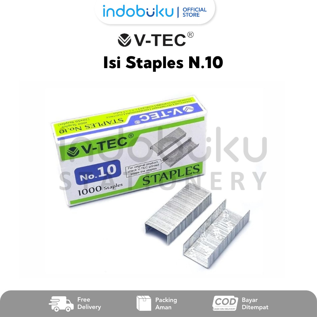 Isi Staples No.10 V-Tec | Lazada Indonesia