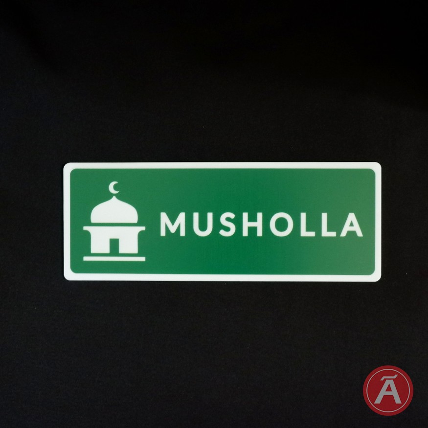 Sign mushola / Papan tanda mushola / Papan petunjuk mushola | Lazada ...