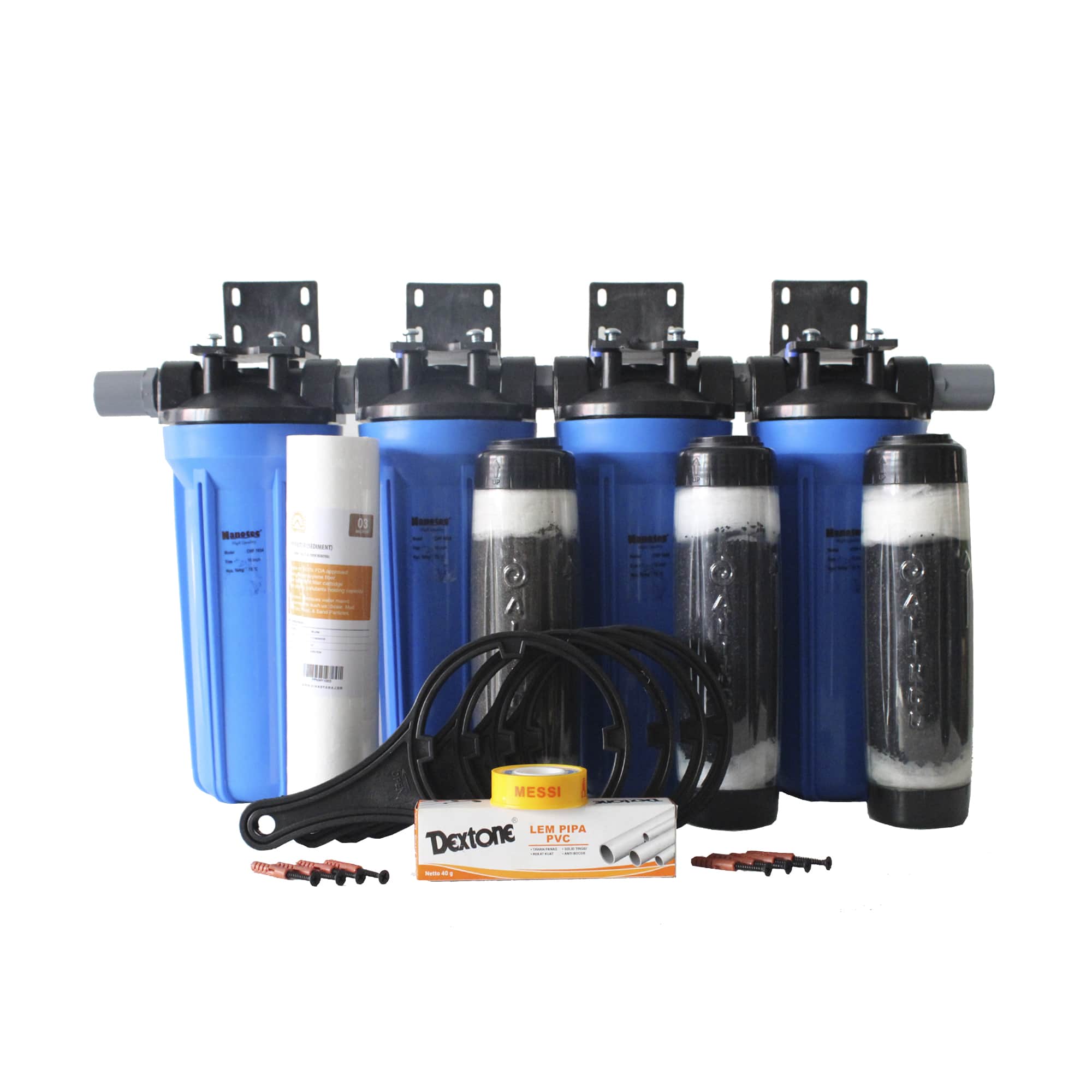 Filter Air Sumur Bor / PDAM Premium 4 Tahap SFPI - KINNOYAMA | Lazada ...