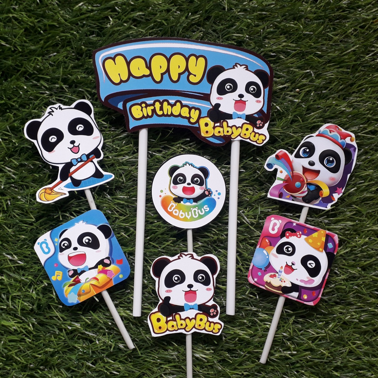 topper toper hiasan tusukan nasi tumpeng kue cake happy birthday ulang ...