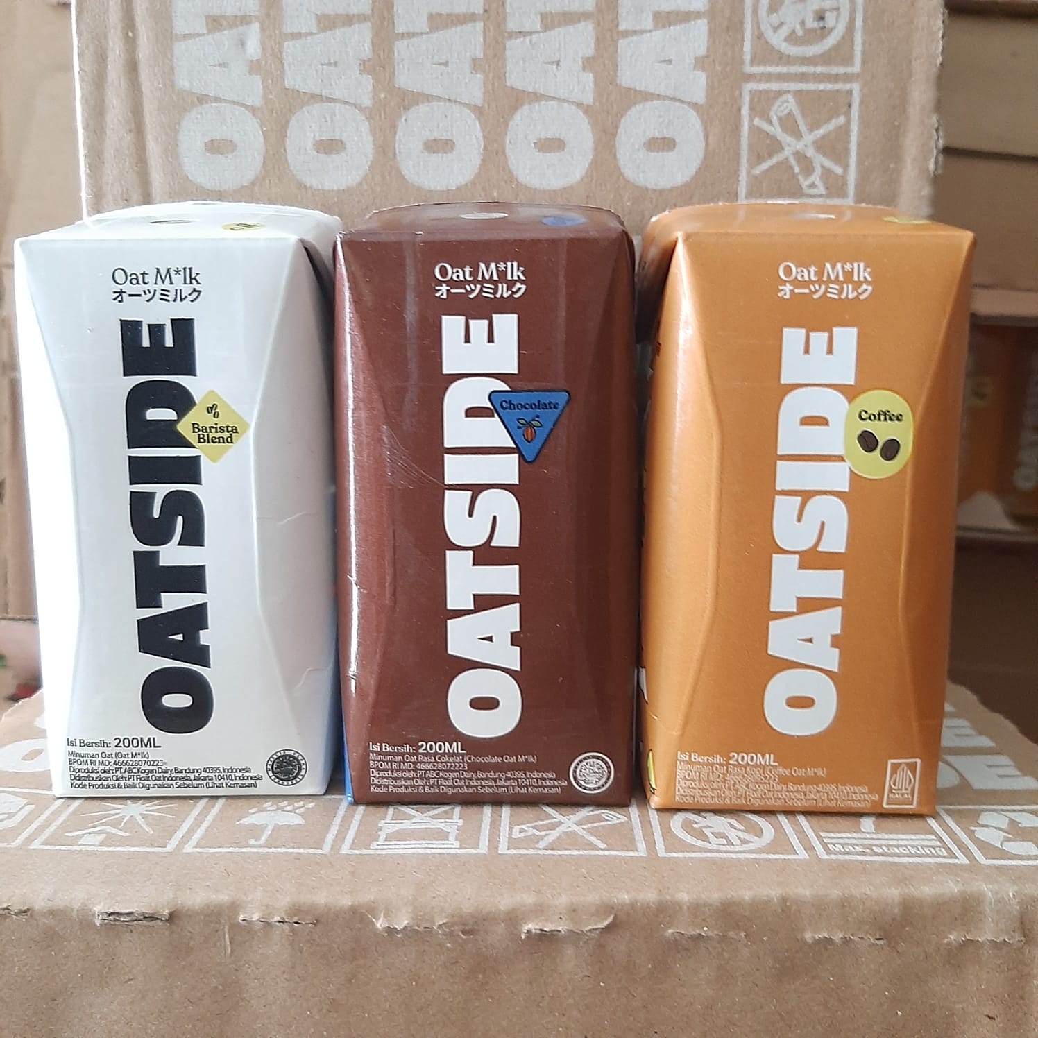 OATSIDE Mini Straw Oat Milk 200ml (Kemasan dengan Sedotan) [KARTON ...
