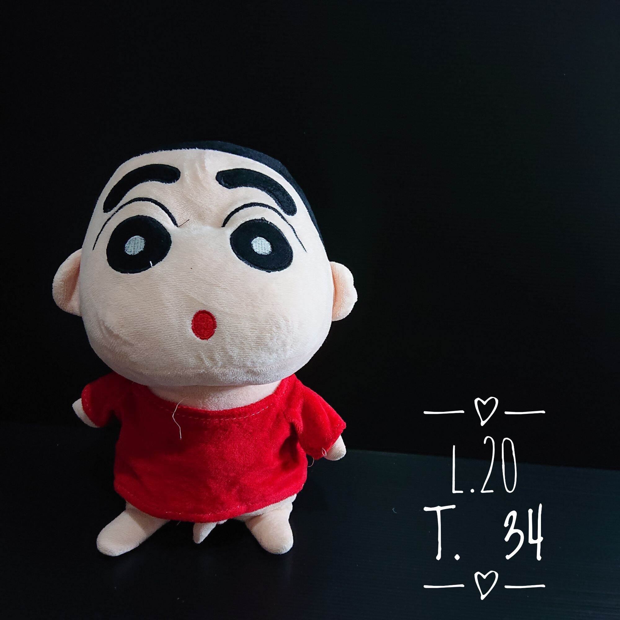 Boneka Shin Chan Sincan Shinchan Baju Merah Tanpa Celana Sedang Lucu ...