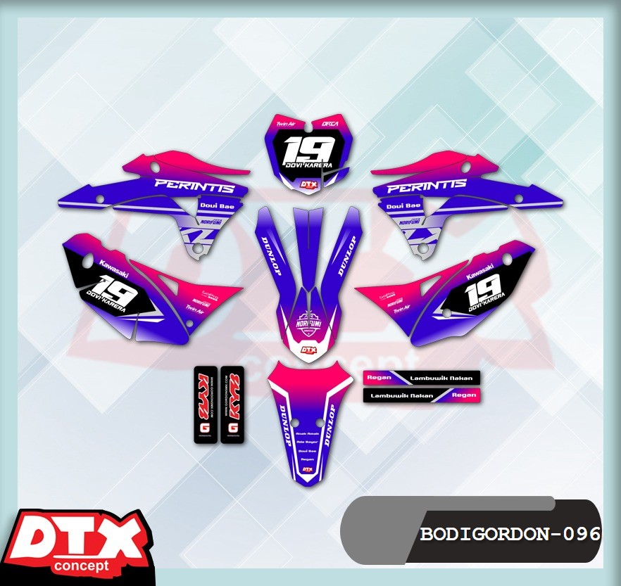 Decal Gordon full body decal gordon decal gordon supermoto stiker motor ...