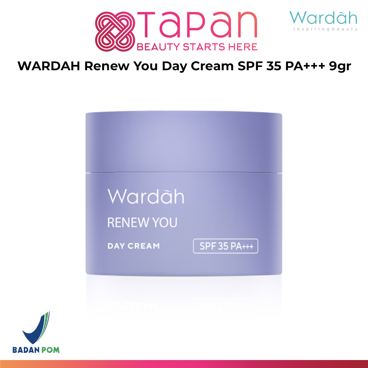 WARDAH Renew You Day Cream SPF 35 PA+++ 9gr | Lazada Indonesia