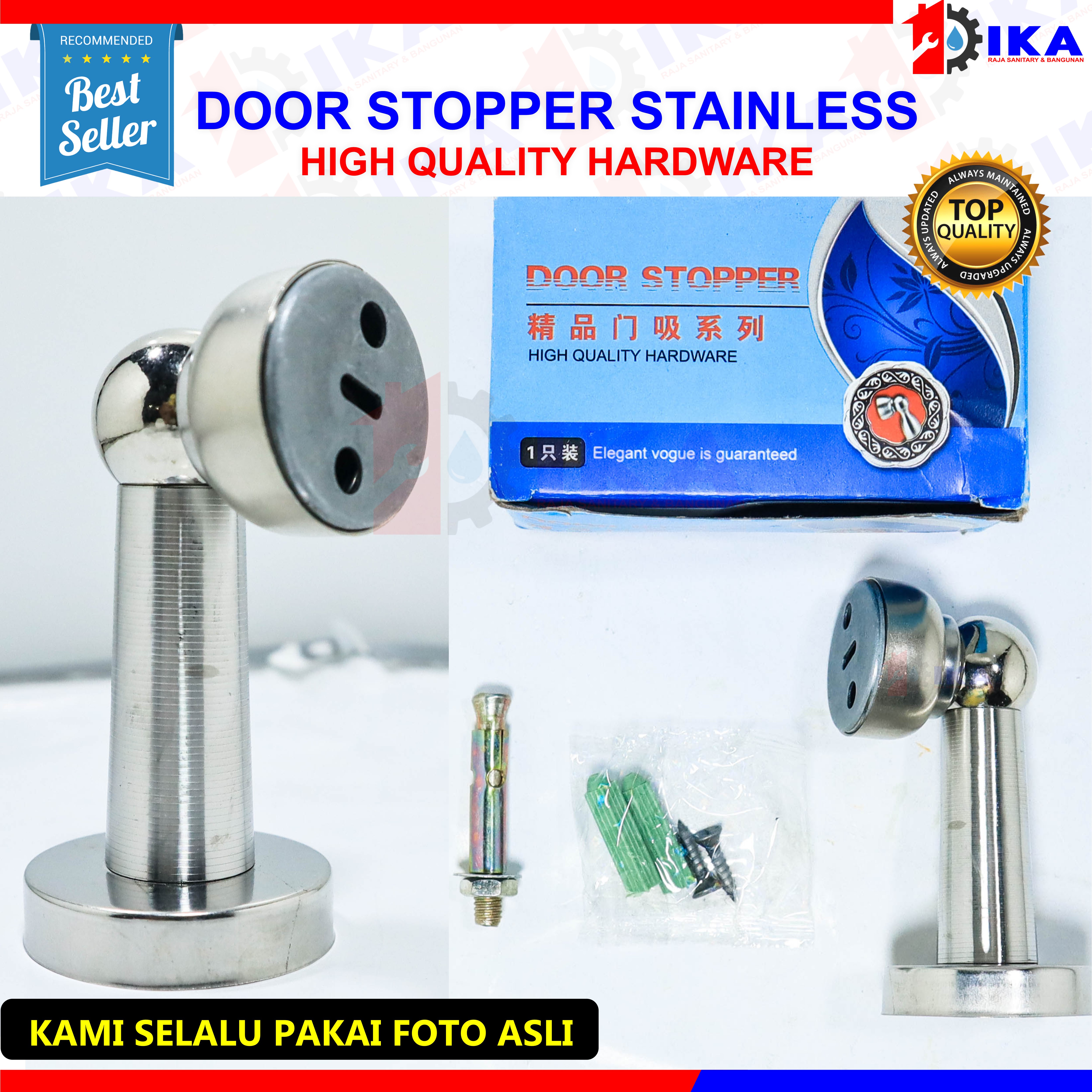 Door Stop Stainless l Magnet Penahan Pintu l Pengganjal Pintu penahan ...