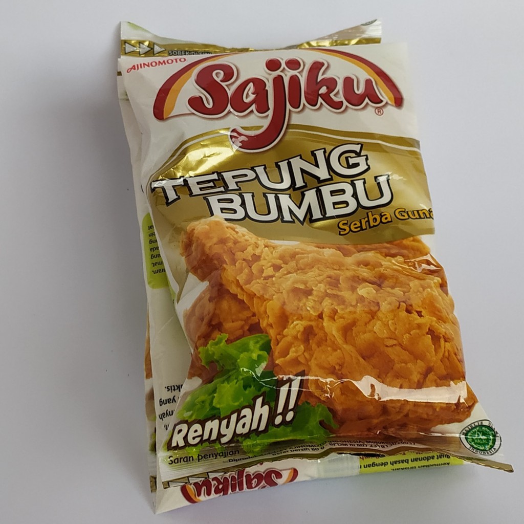 SAJIKU TEPUNG BUMBU SERBA GUNA RENYAH 80GR/TEPUNG SIAP PAKAI | Lazada ...