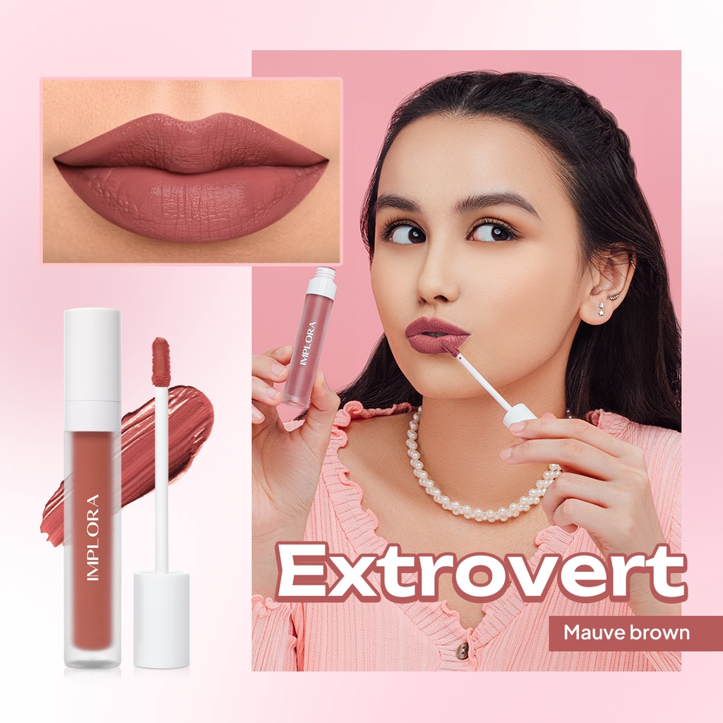 IMPLORA URBAN MATTE LIPCREAM VELVET || Implora Lip Cream Lipstick ...
