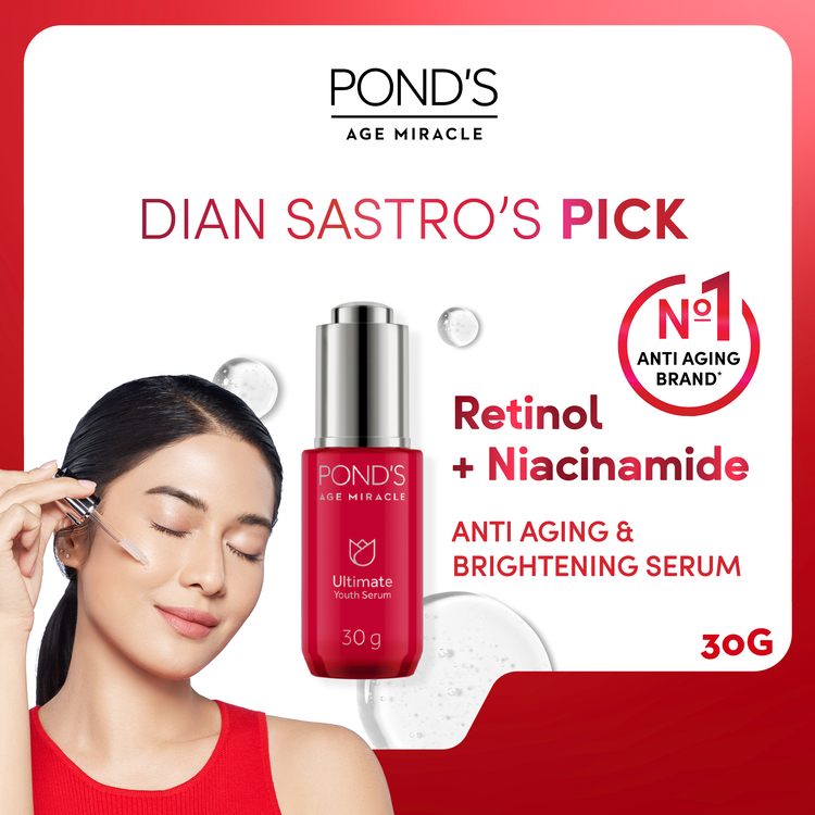Ponds Age Miracle Ultimate Youth Retinol & Niacinamide Anti Aging Serum ...