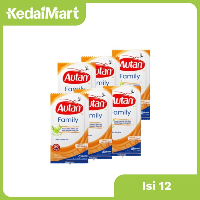 Autan Sachet Family Isi 12 x 7 ml | Lazada Indonesia