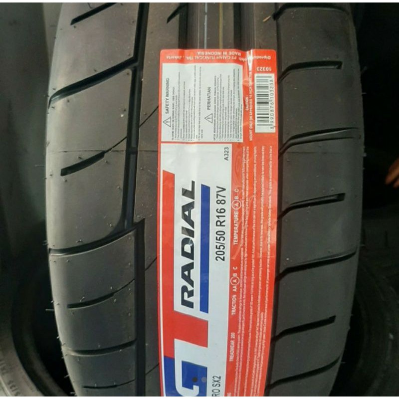 Ban Balap GT Champiro SX2 205/50/R16 Semi slick | Lazada Indonesia