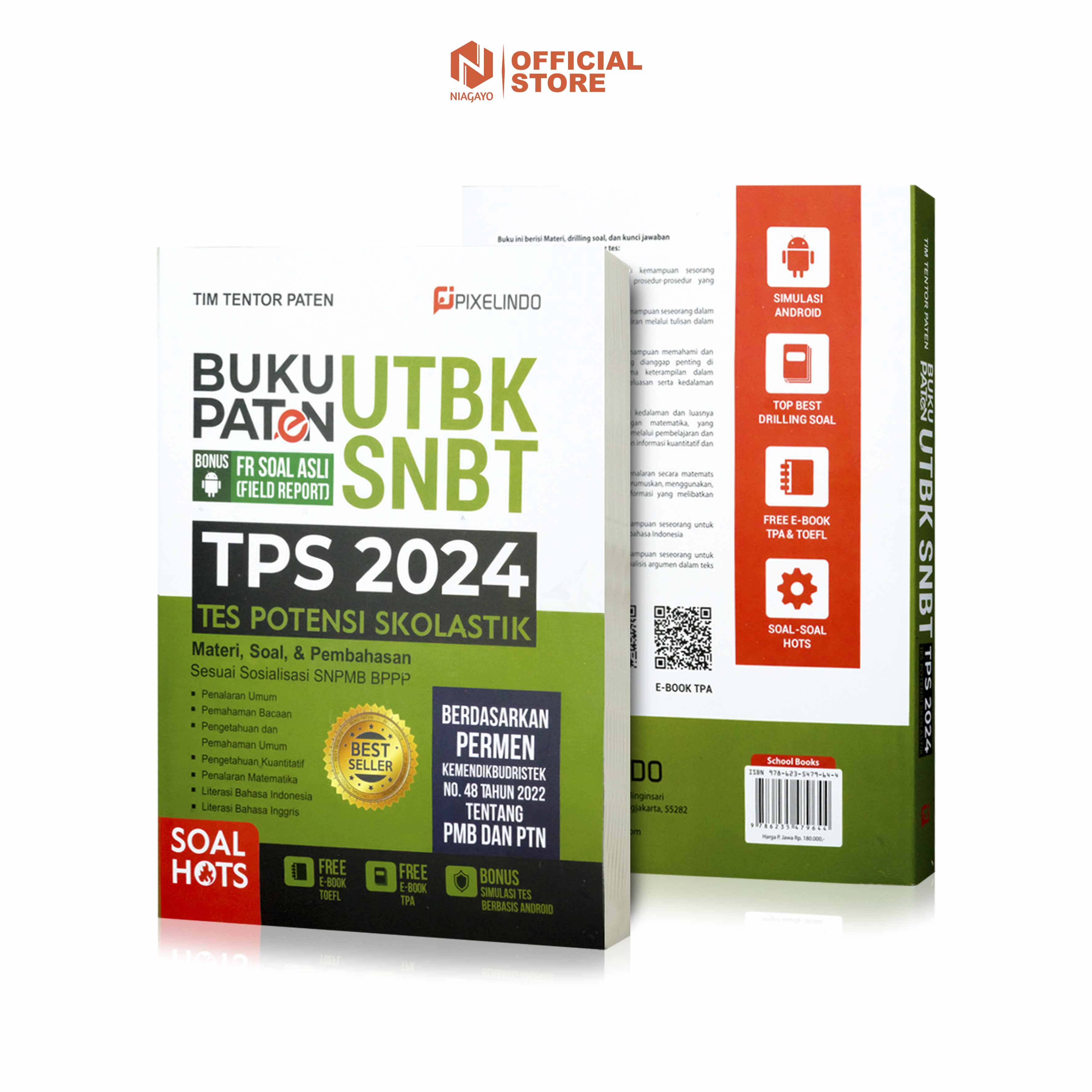 Buku Paten SNBT 2024 / Buku Paten UTBK SNBT TPS 2024 Lengkap Softcover Plus Bonus | Lazada Indonesia