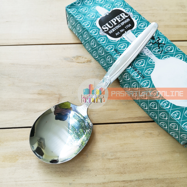 SENDOK SAYUR 1704 / Super Stainless Steel Soup Spoon / Sendok Sop ...