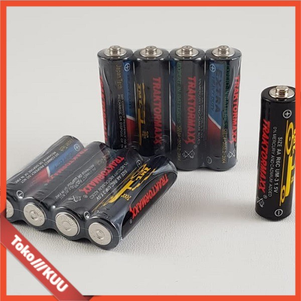Baterai Ukuran AA A2 isi 4 Batu Battery Batre Jam Dinding Baterai ...