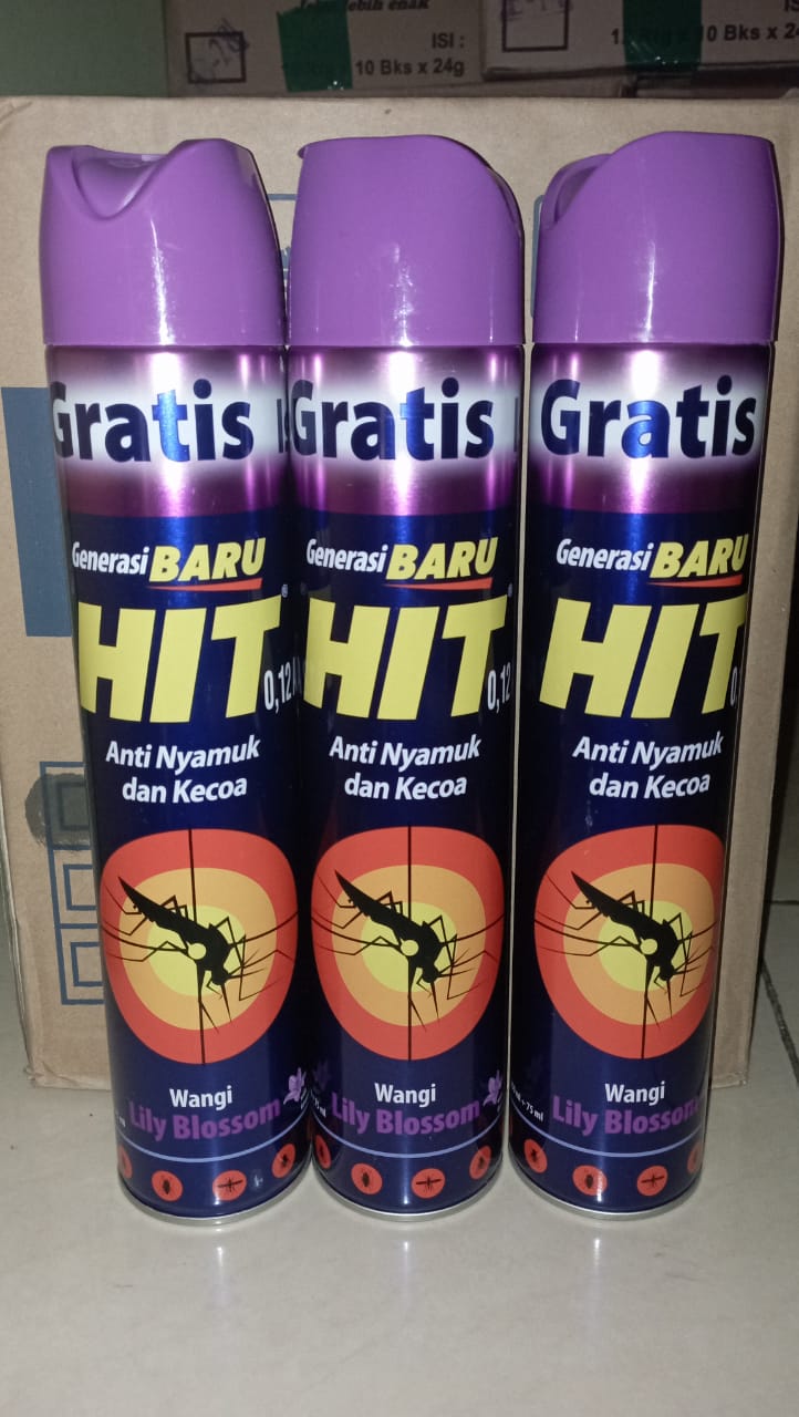 HIT semprot anti nyamuk, kecoa dan lalat 600+75 mL | Lazada Indonesia