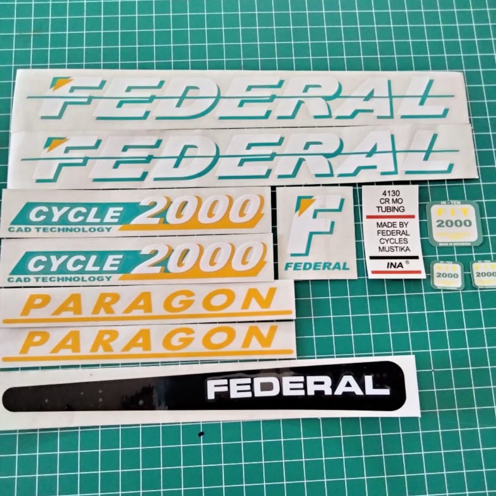 stiker sepeda federal Paragon | Lazada Indonesia