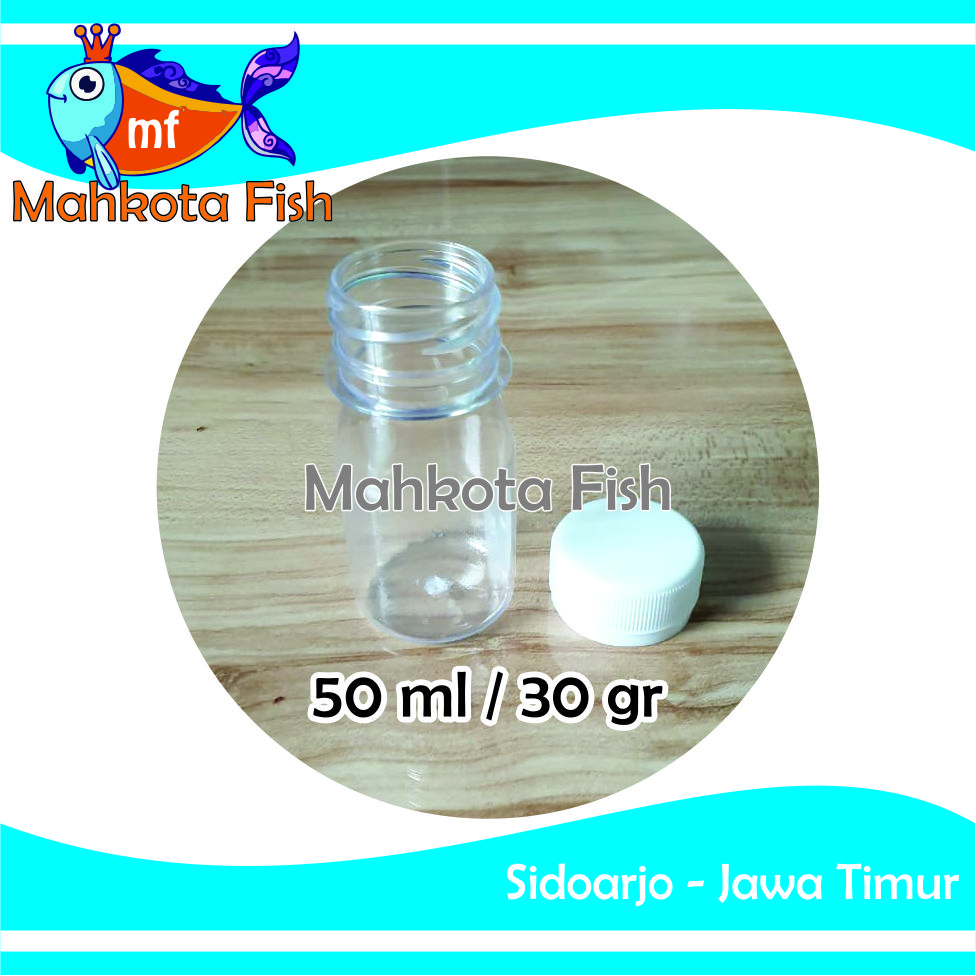 Botol Plastik 50 ml | Botol Repack 30 gram | Botol Kemasan | Botol ...