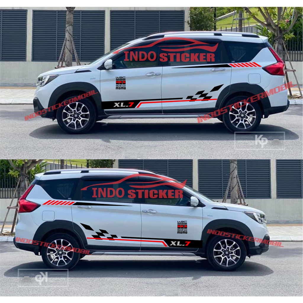 STICKER STIKER MOBIL SUZUKI ERTIGA XL7 STIKER LIST XL 7 SIDE DECAL ...