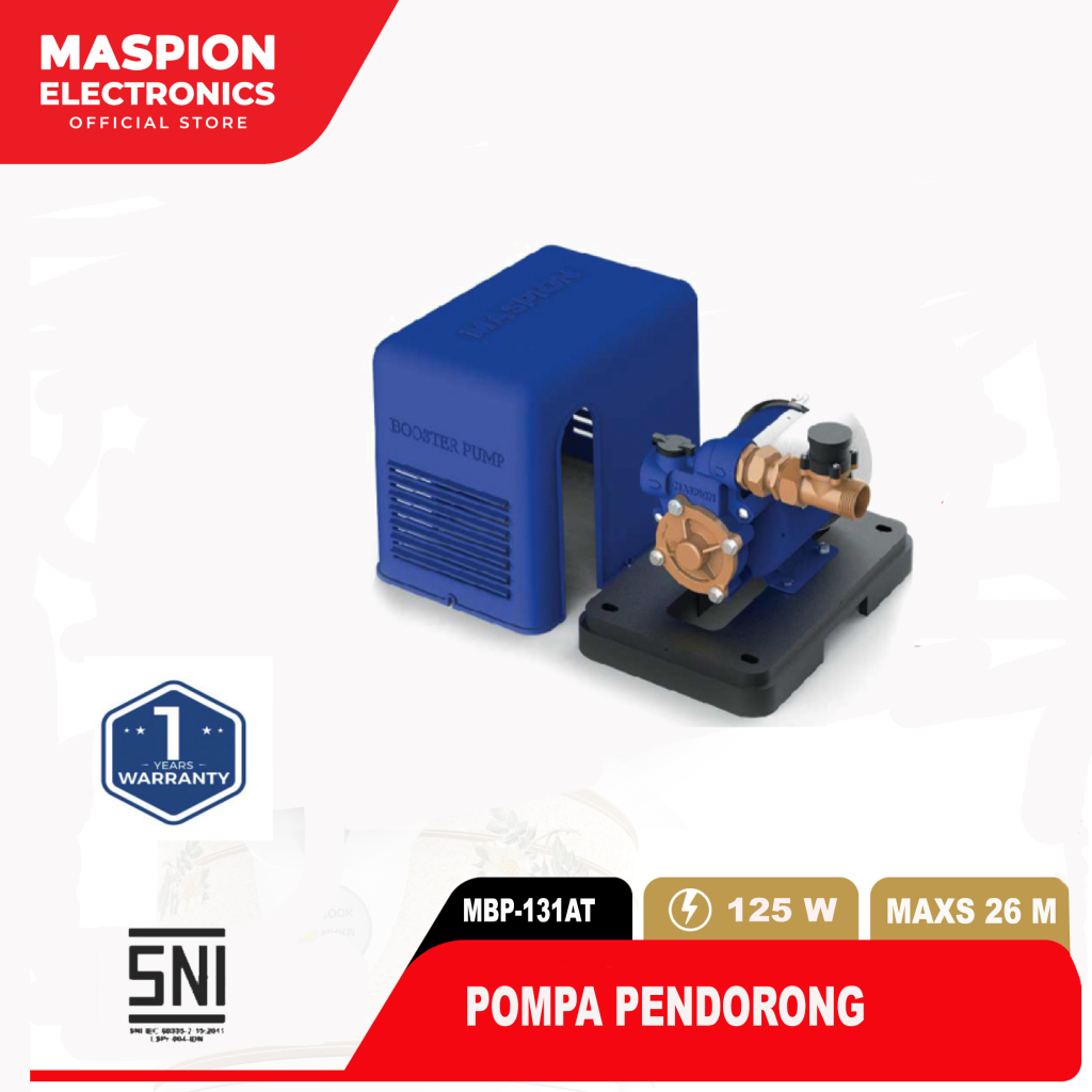 Maspion Booster Pumpa atau pompa pendorong MBP-131AT | Lazada Indonesia