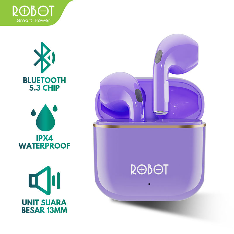 Robot TWS Wireless Earphone Airbuds New T50S Original BT 5.3 True ...