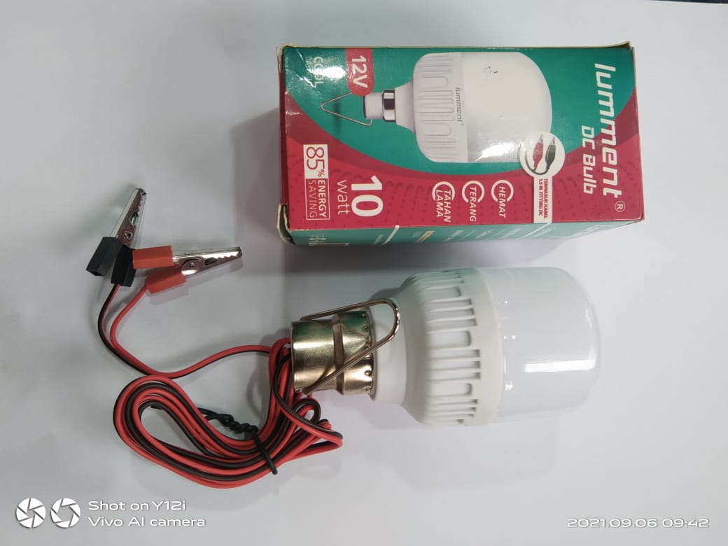 Lampu LED untuk aki MOTOR DC 12 VOLT ATAU DAGANG GEROBAK ORIGINAL awet ...