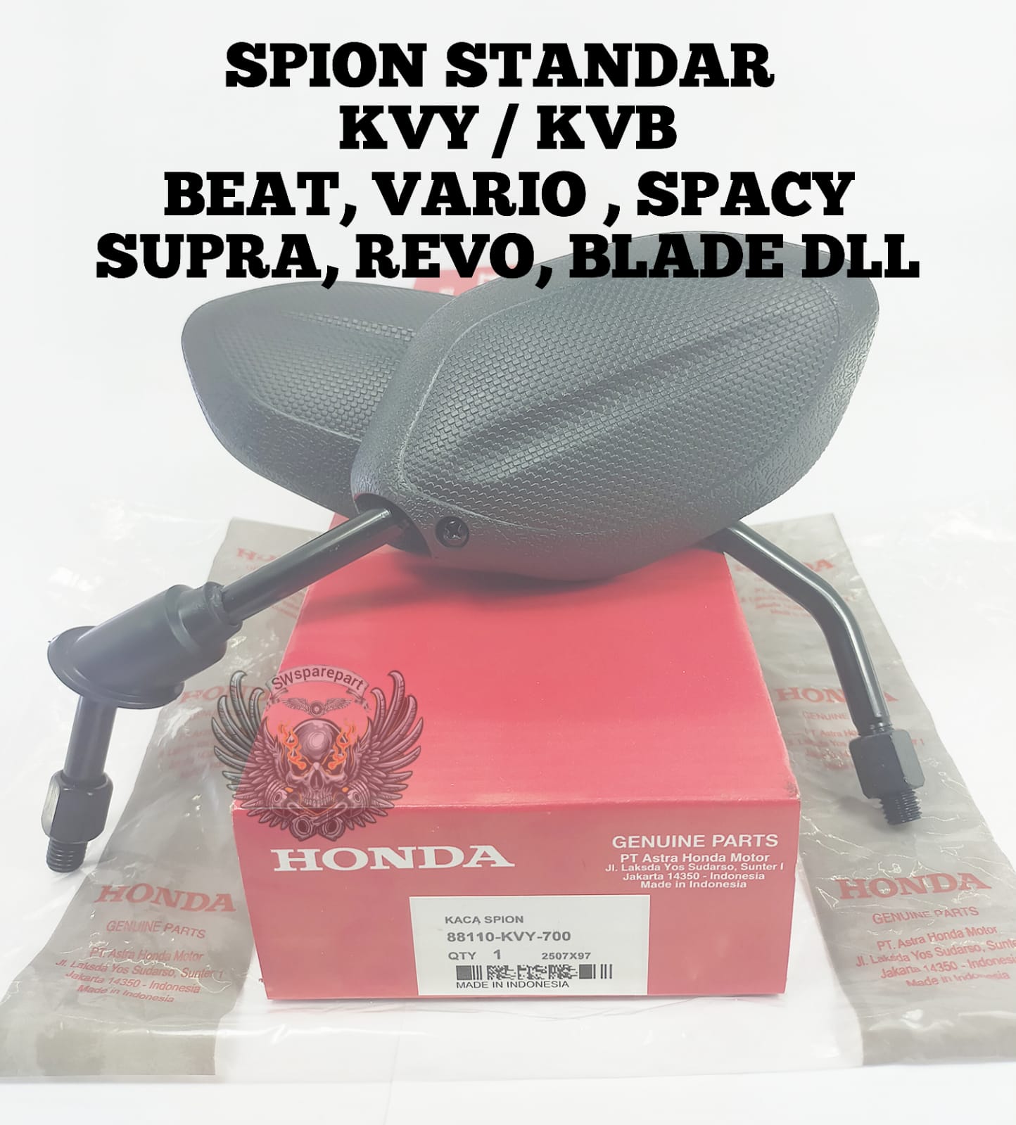 SPION STANDAR HONDA BEAT VARIO REVO ABS KARISMA SUPRA 125 KUALITAS ...