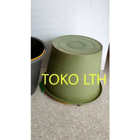 EMBER COR TIMBA 22 HITAM WARNA KARET PLASTIK TEBAL ANTI PECAH | Lazada ...