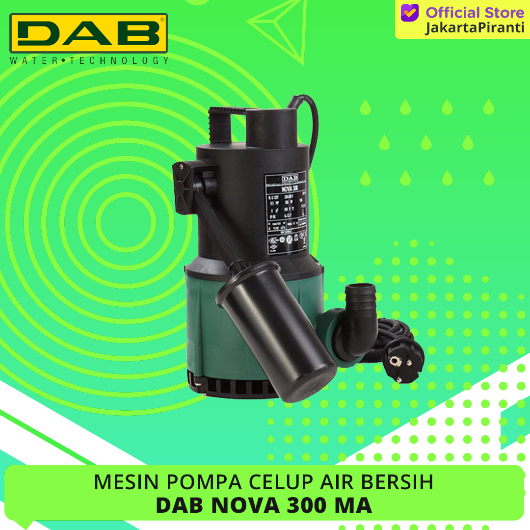 Mesin Pompa Celup Air Bersih Submersible Pump DAB NOVA 300 MA | Lazada Indonesia