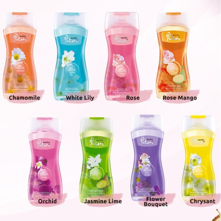 Mustika Puteri Body Splash 135 ML / Pengharum Tubuh Mustika Ratu Puteri ...