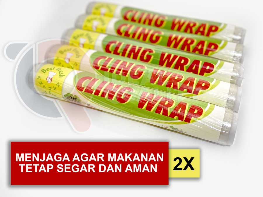 Best cling / Cheffy REFILL plastic wrap 30cm plastik cling warp ...