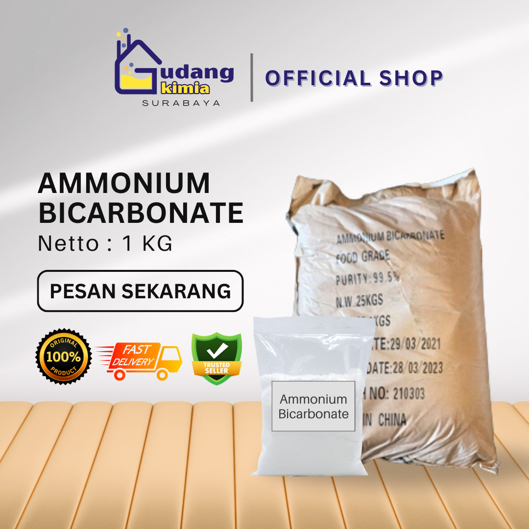 Amonium Bicarbonat / Ammonium Bikarbonat / Amoniak / Pengembang Makanan ...