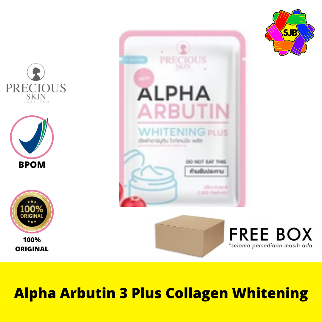 Alpha Arbutin 3 Plus Collagen Whitening / Lotion Powder /Bubuk Pemutih ...