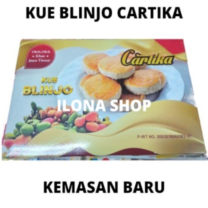 KUE BELINJO CARTIKA 500GR / CARTIKA KUE KERING BLINJO KHAS SURABAYA ...