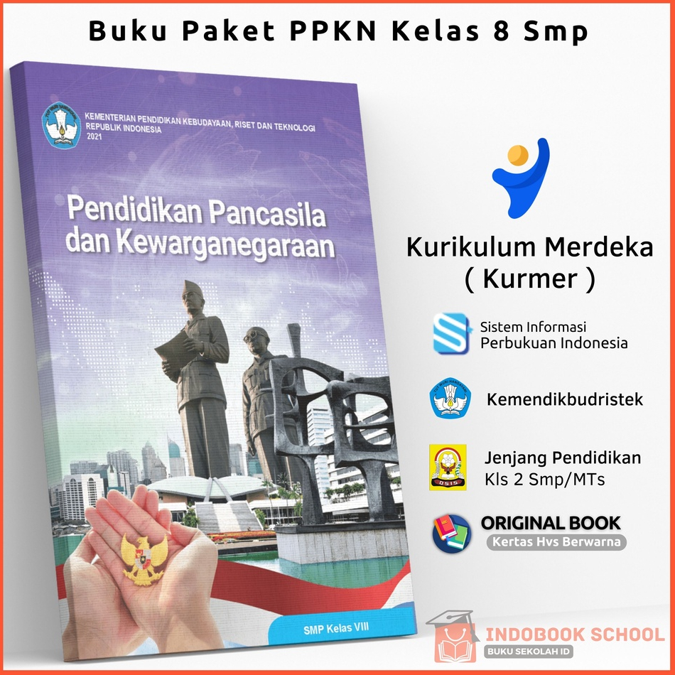 Buku PKN Untuk Kelas 8 Smp/MTs Kurikulum Merdeka kurmer Kumer 2021-2023 Terbaru / Buku Paket ...